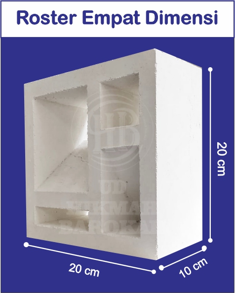 4 Dimensi Putih - ROSTER BETON UDHB